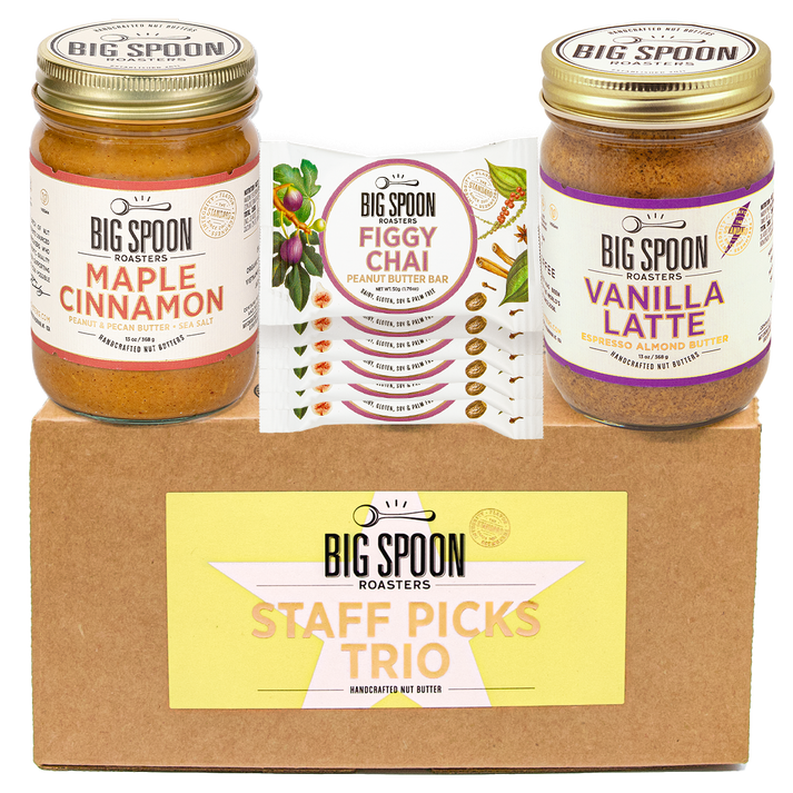 Big Spoon Roasters Staff Picks Seasonal Nut Butter Trio