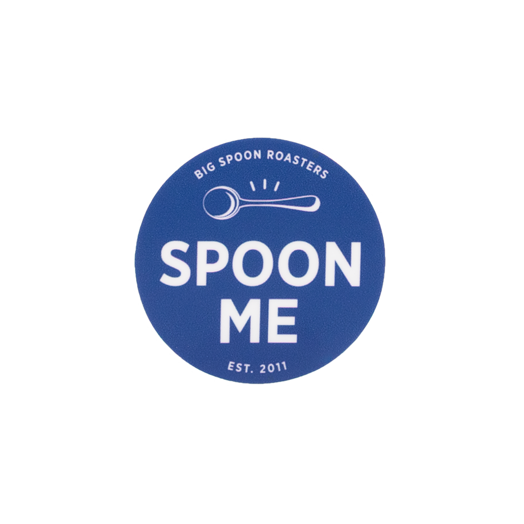 Big Spoon Roasters Spoon Me Sticker - Cashew Butter Blue